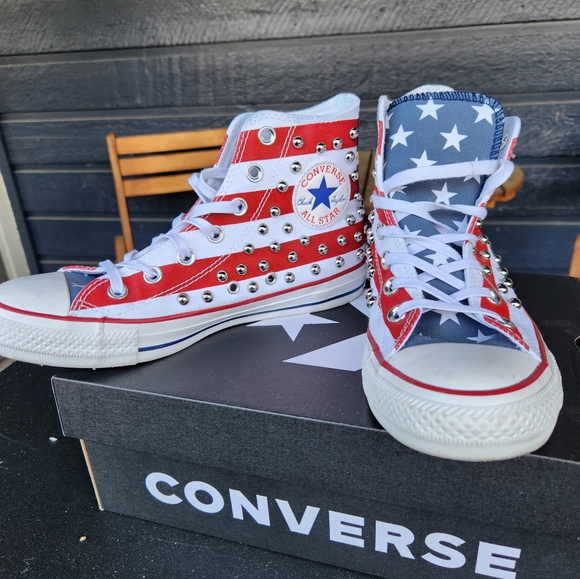 Converse | Shoes | Converse All Star American Flag Stars And Stripes ...